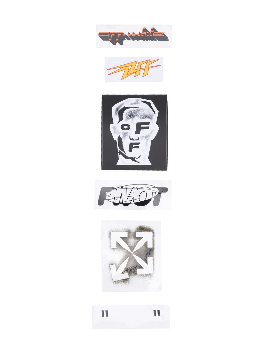 OFF-WHITE LOGO STICKERS | Dante5.com OMZG034E20MAT0011001